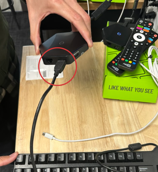 How to Factory Reset an NG1 with a Computer Keyboard