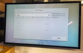 How to schedule your Samsung TV to turn ON/OFF